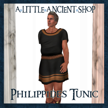 Second Life Marketplace - [ALAS] Philippides Black Tunic